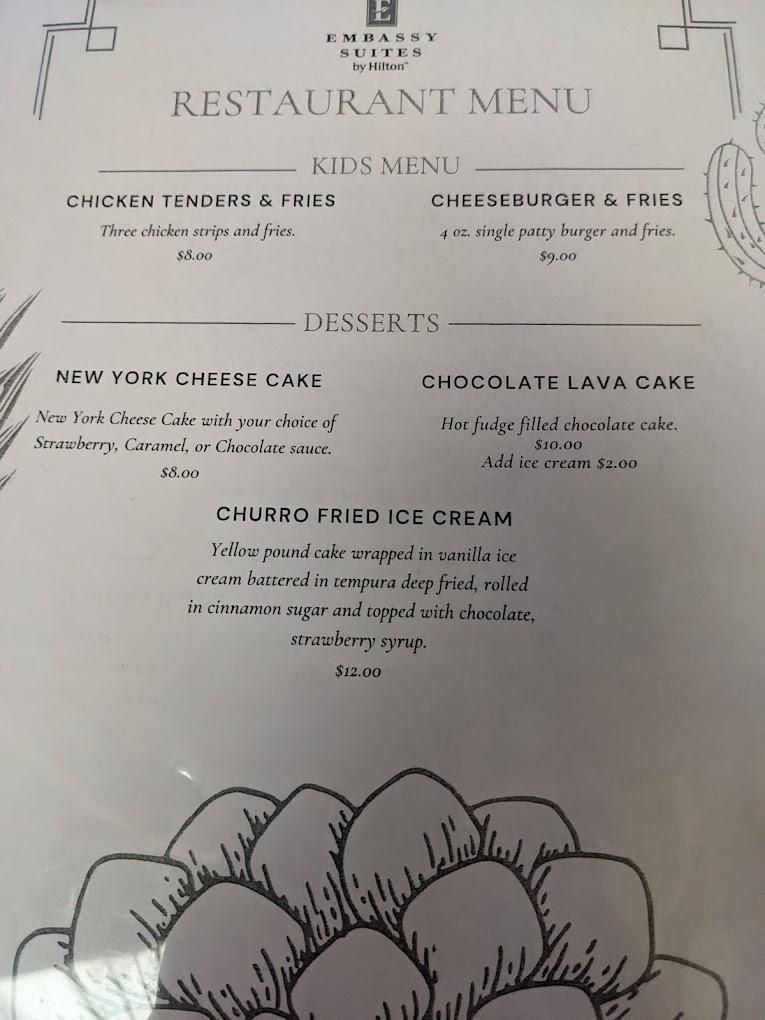Atrium Restaurant (Austin, TX) Latest Menu - September 2024