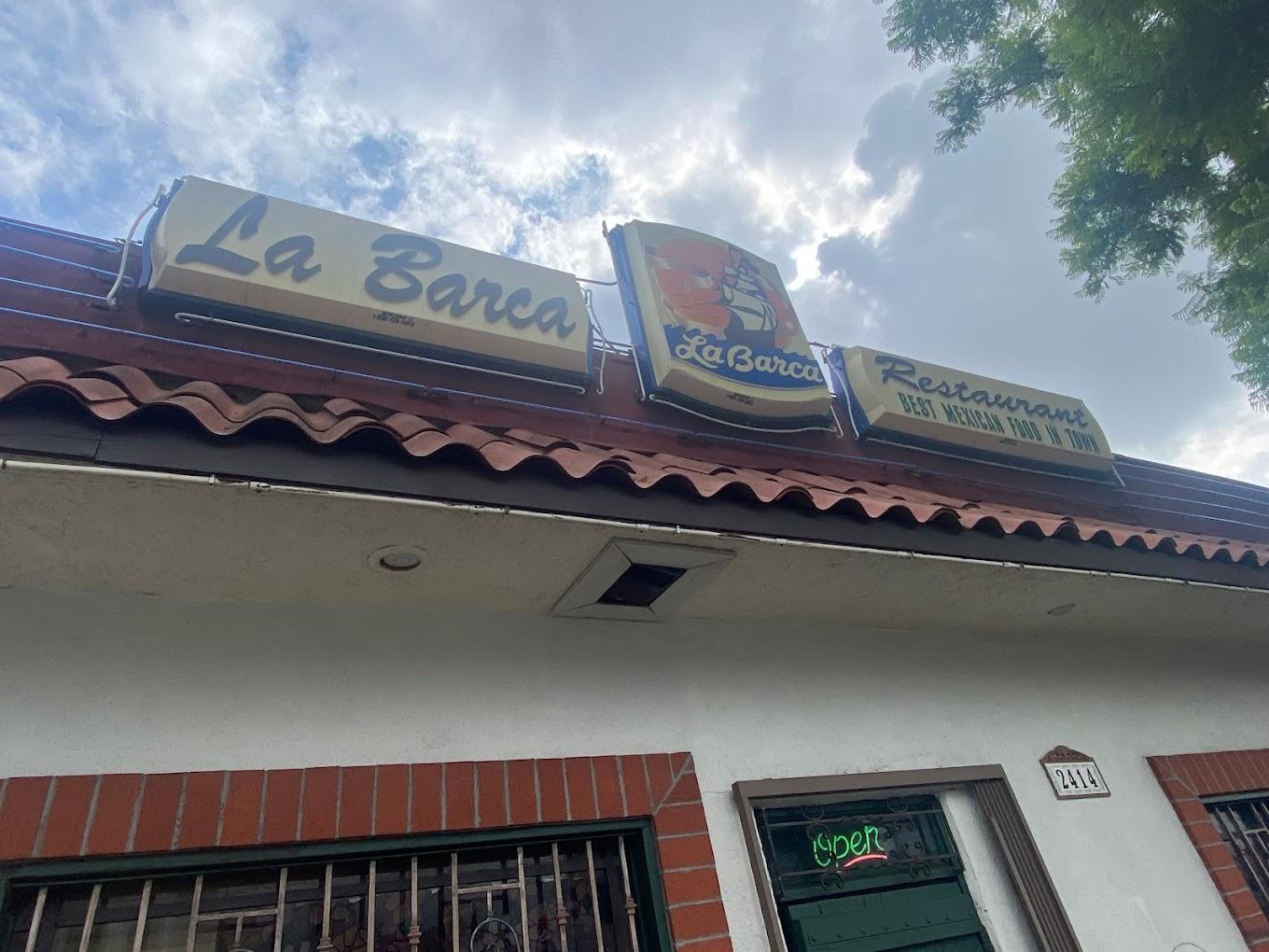 La Barca Restaurant Latest Menu - October 2024