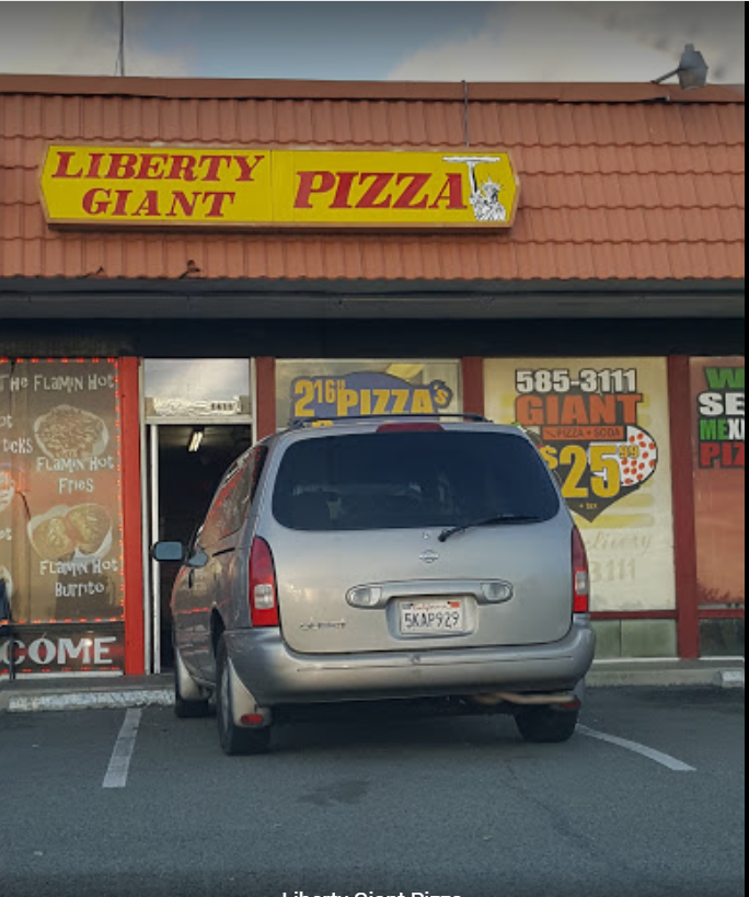 Liberty Giant Pizza Latest Menu - October 2024