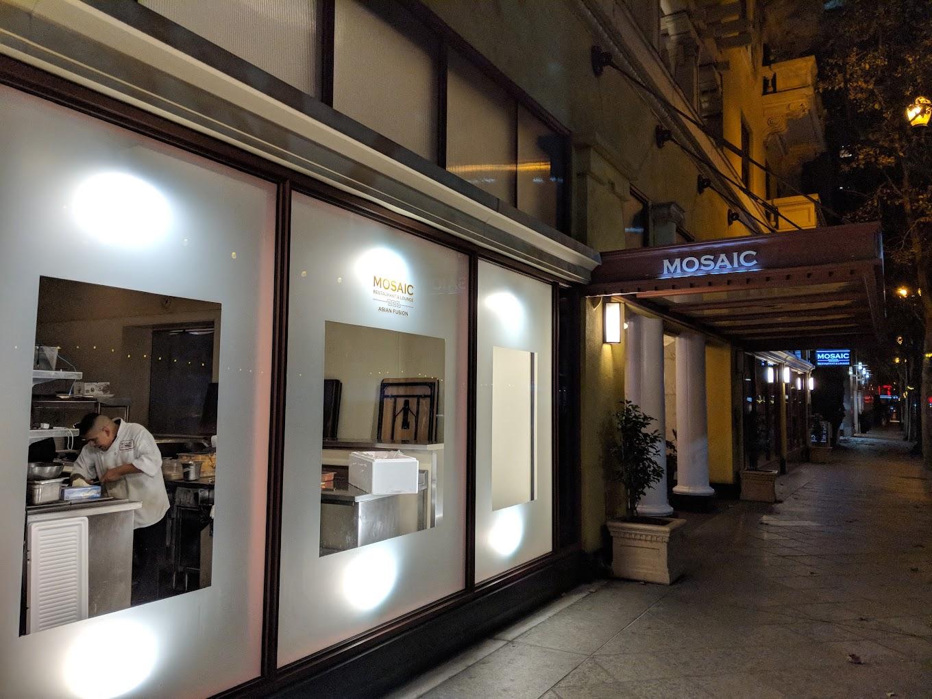 Mosaic Restaurant and Ultra Lounge Latest Menu - October 2024