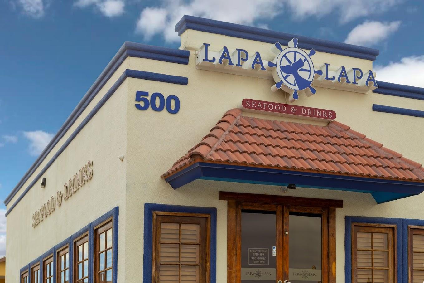 Lapa Lapa Seafood & Drinks Latest Menu - November 2024