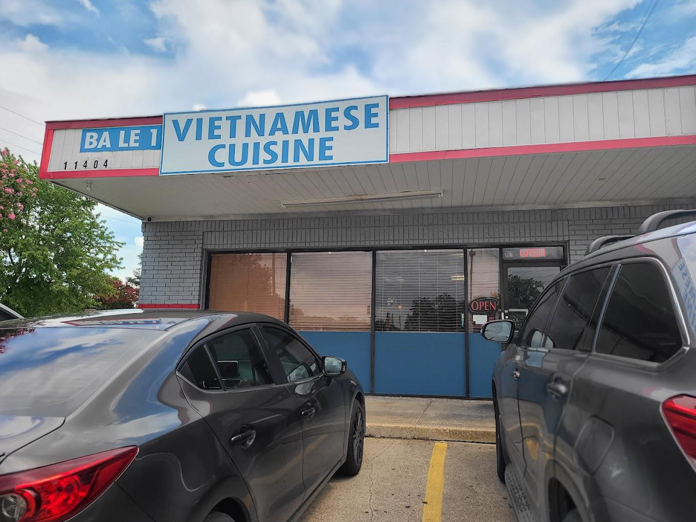 Ba Lẹ 1 Vietnamese Cuisine Latest Menu - December 2024