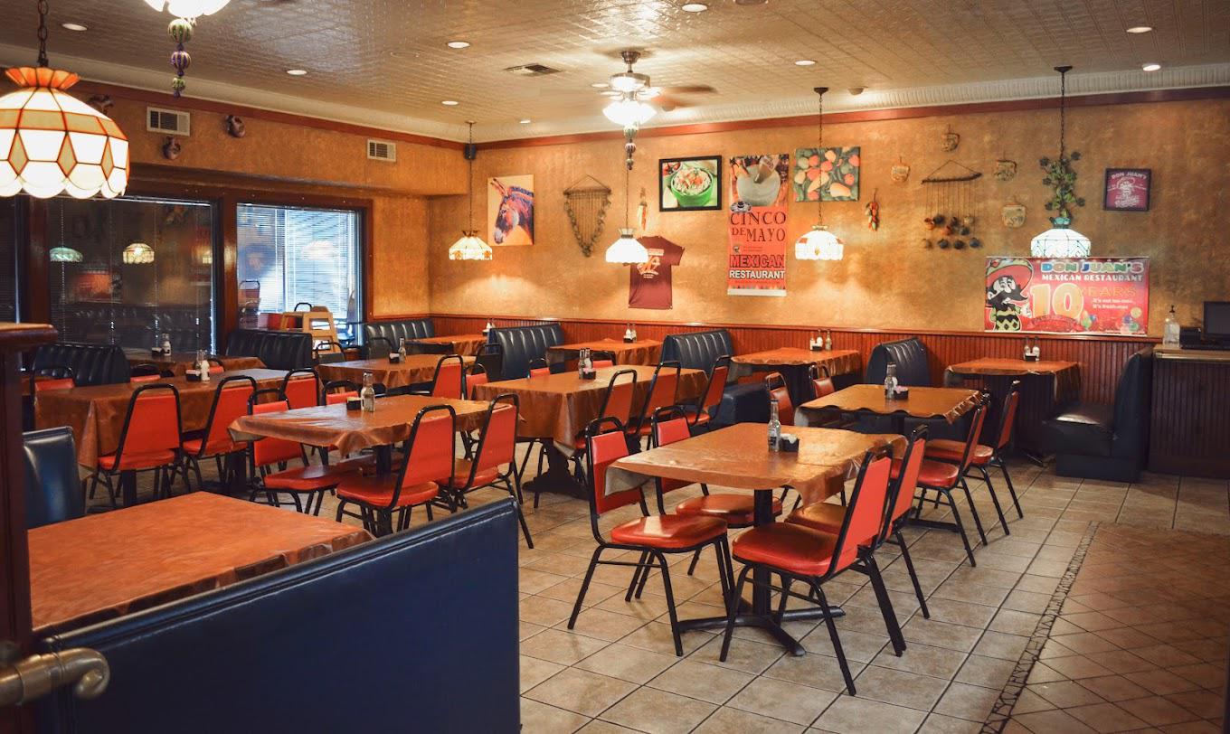 Don Juans Mexican Restaurant Latest Menu - December 2024
