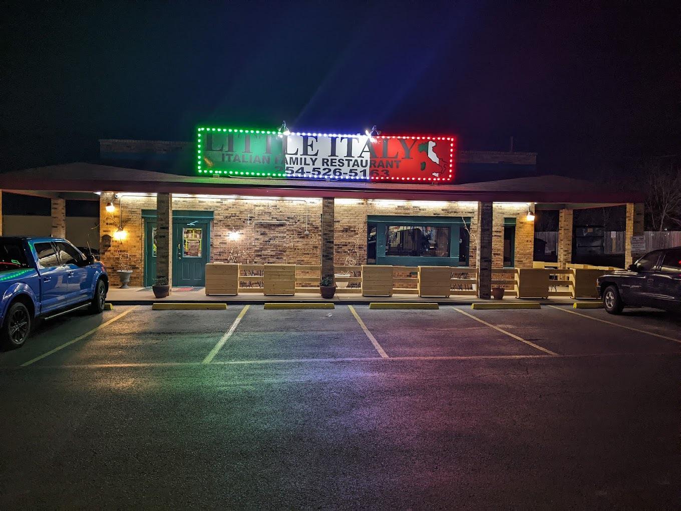 Little Italy Italian Family Restaurant Latest Menu - December 2024