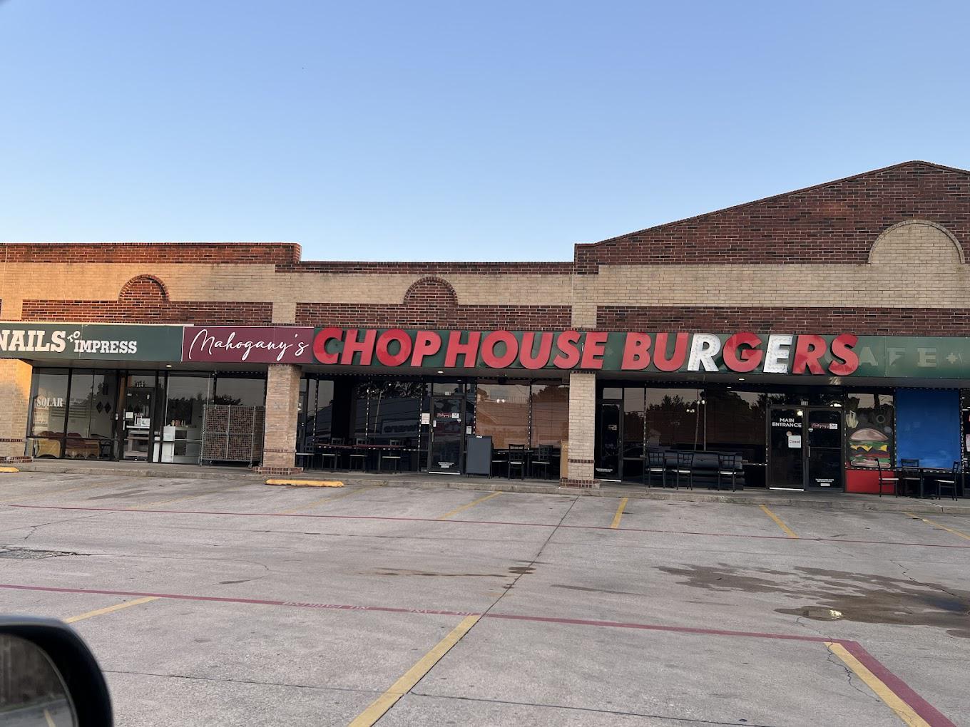 Mahoganys Chop House Burgers and Lounge Latest Menu - December 2024