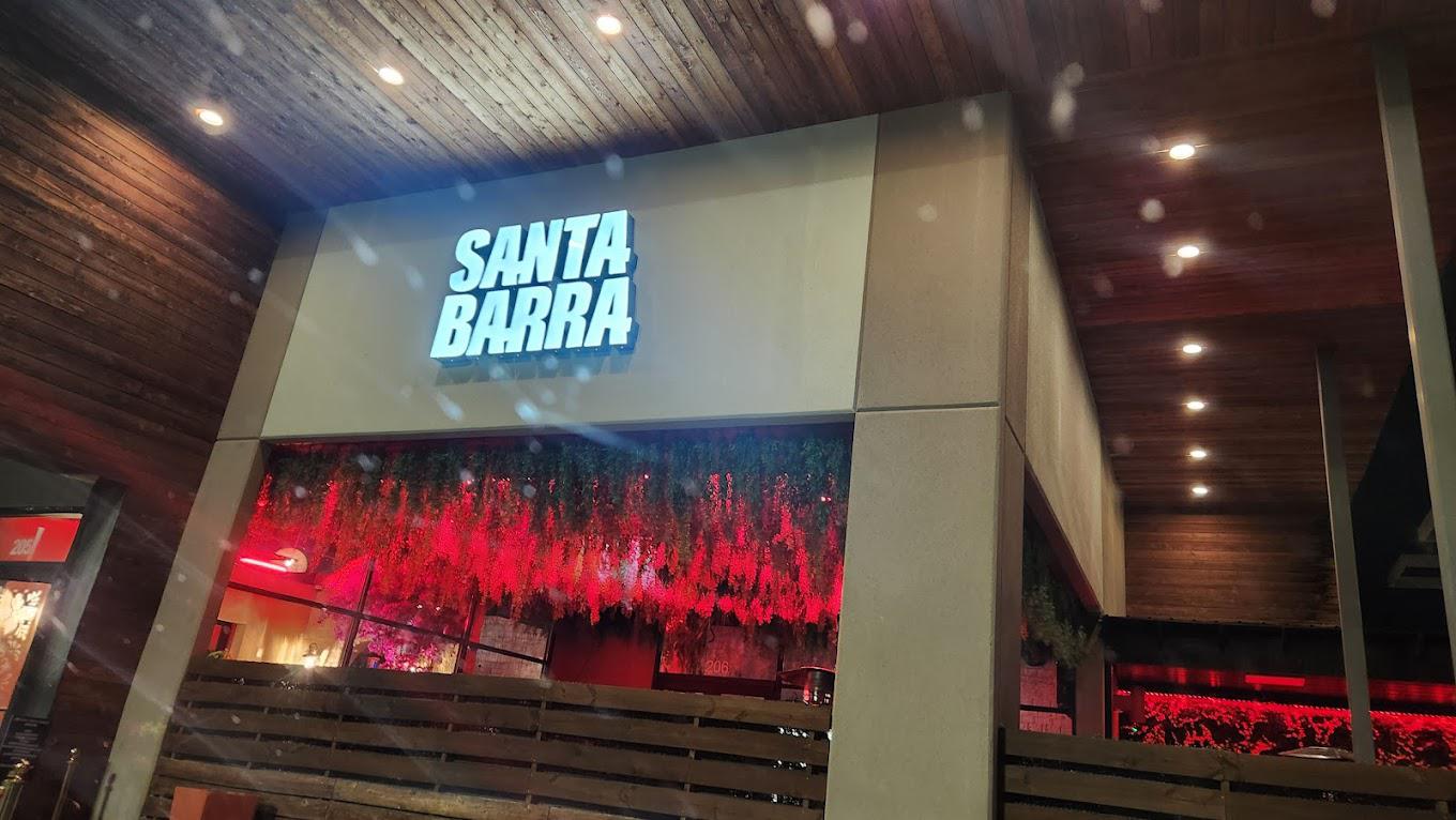 Santa Barra Latest Menu - December 2024