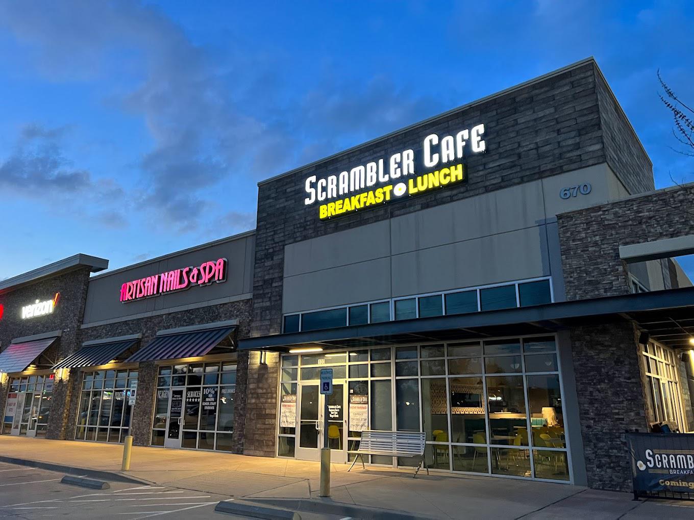 Scrambler Cafe Princeton Latest Menu - December 2024