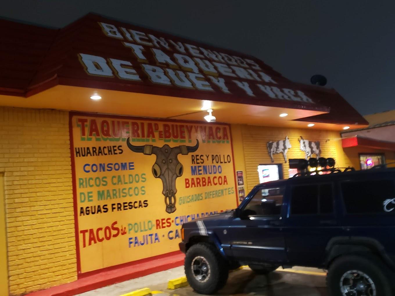 Taquería De Buey Y Vaca Latest Menu - December 2024