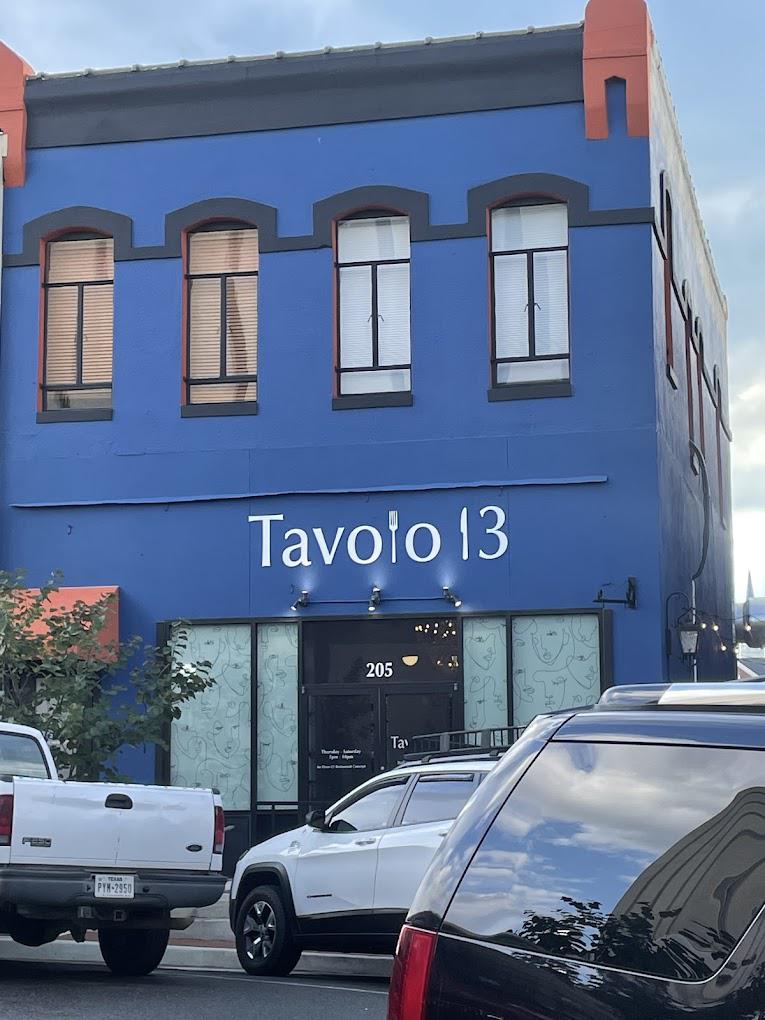 Tavolo 13 Latest Menu - December 2024