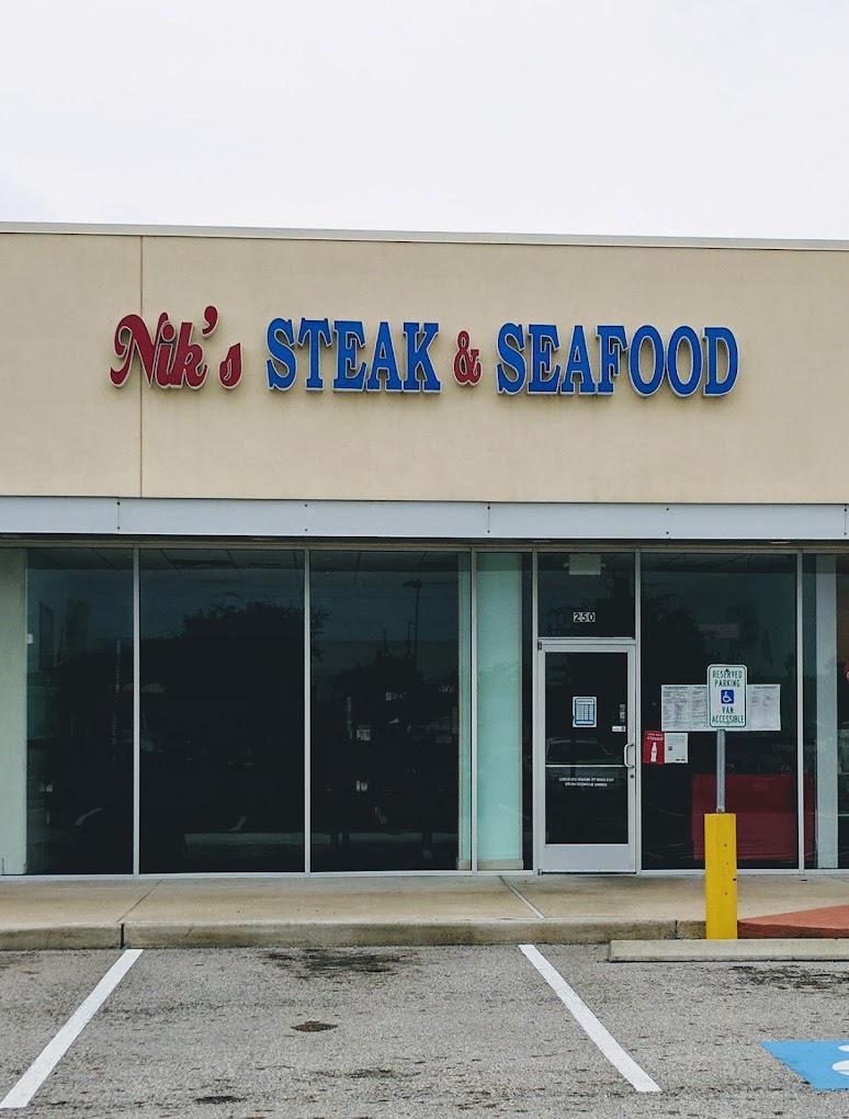 Niks Steak & Seafood Latest Menu - January 2025